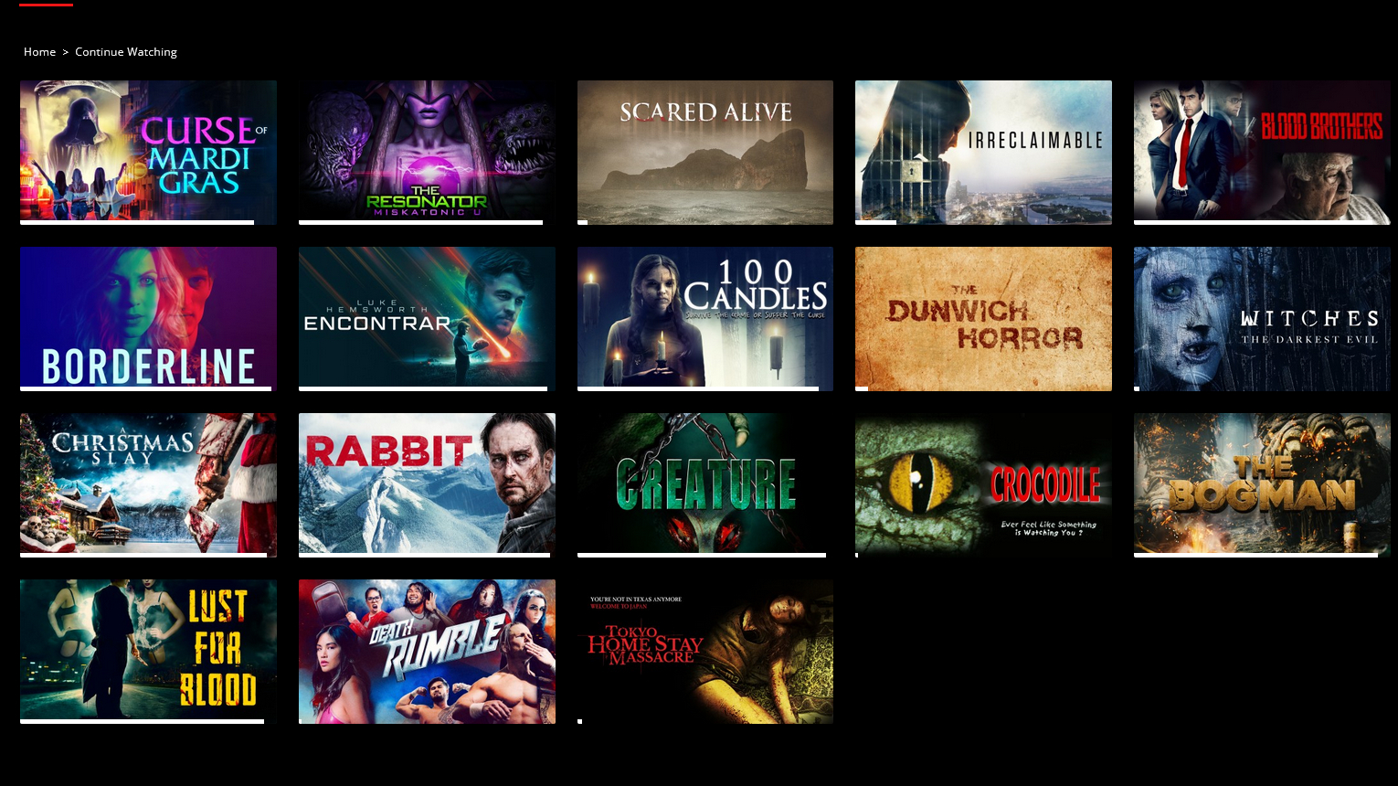 FearPix: First Impressions of the Free Horror Movie Streaming Service ...