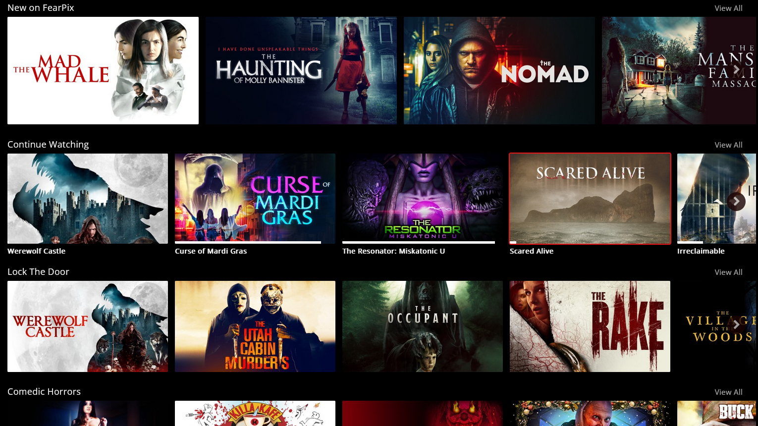FearPix: First Impressions of the Free Horror Movie Streaming Service ...