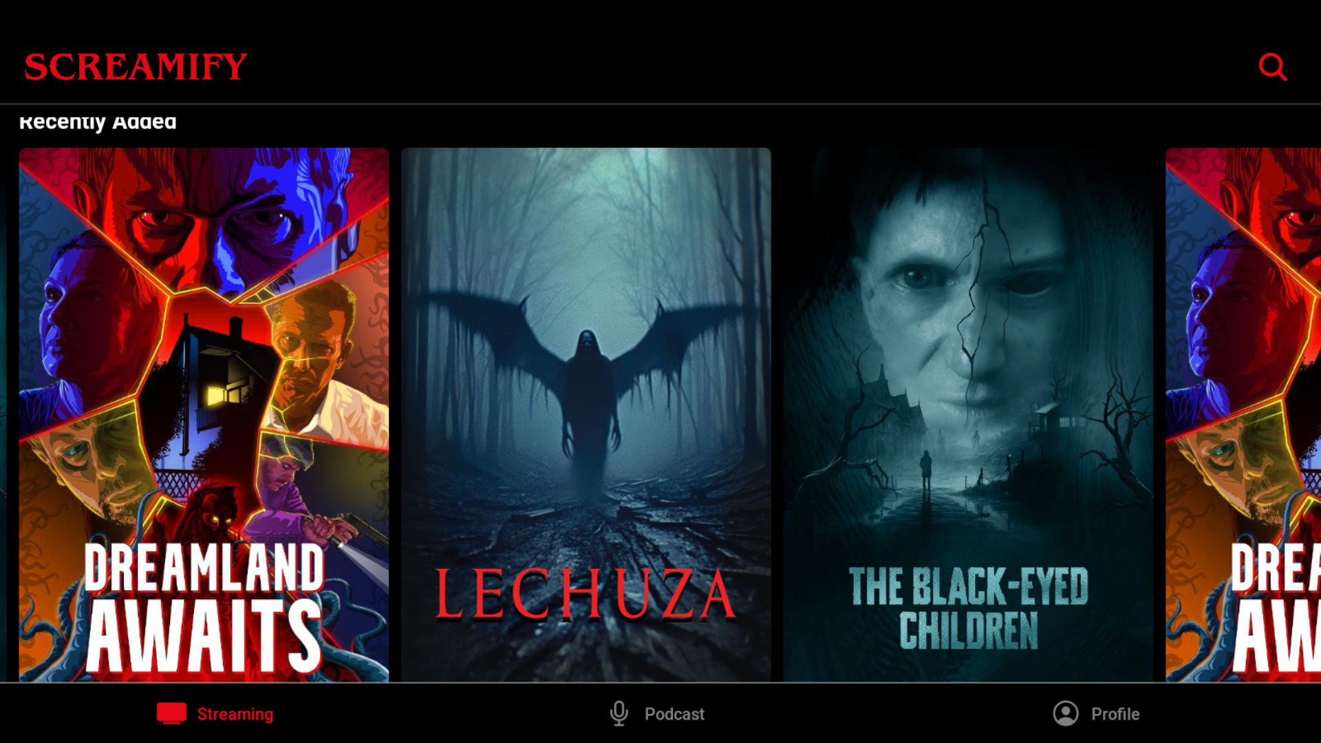 Screamify: First Impressions of the New Indie Horror Streaming App ...